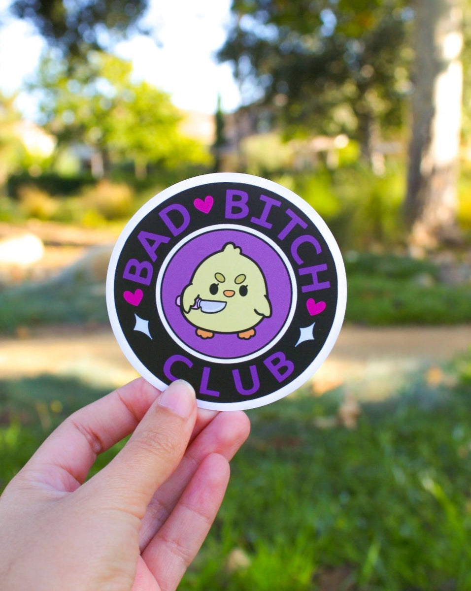 Bad Bitch Goth Sticker z – BasuraGang