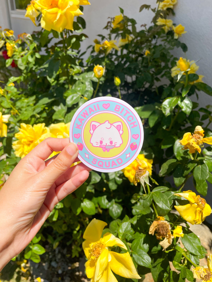 Kawaii Bitch Sticker – BasuraGang
