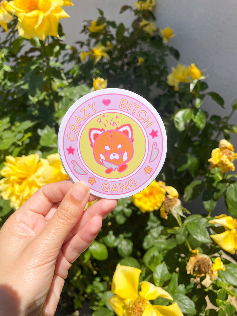 Crazy Bitch Sticker – BasuraGang