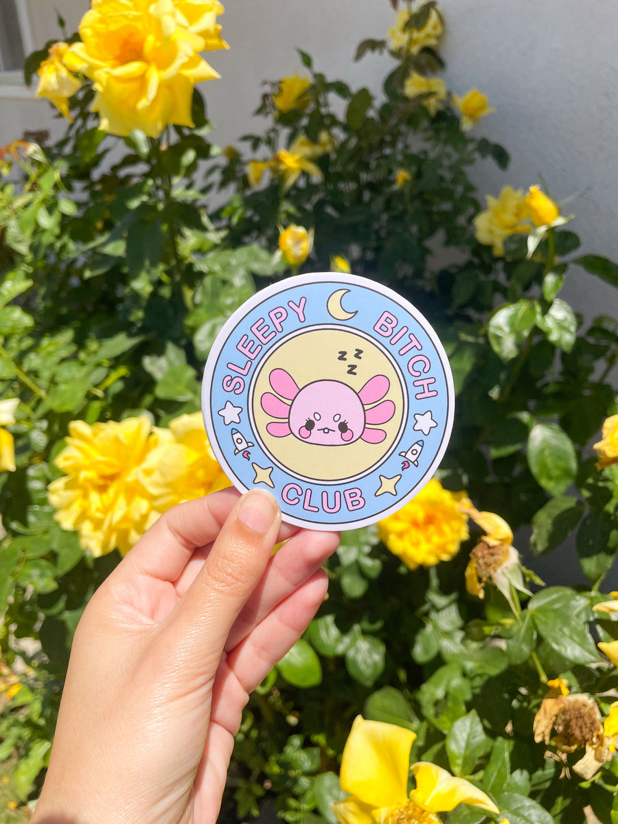 Sleepy Bitch Club Sticker – BasuraGang