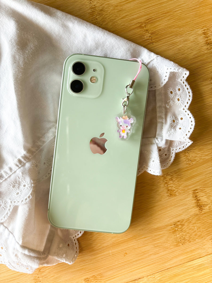 Jolene the Cow Plushie Phone Charm – BasuraGang