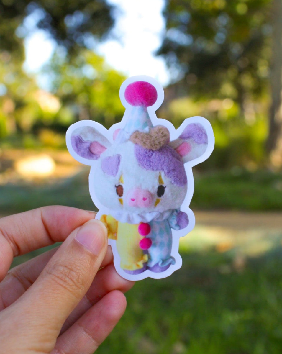 Clown Jolene Plushies Sticker – BasuraGang