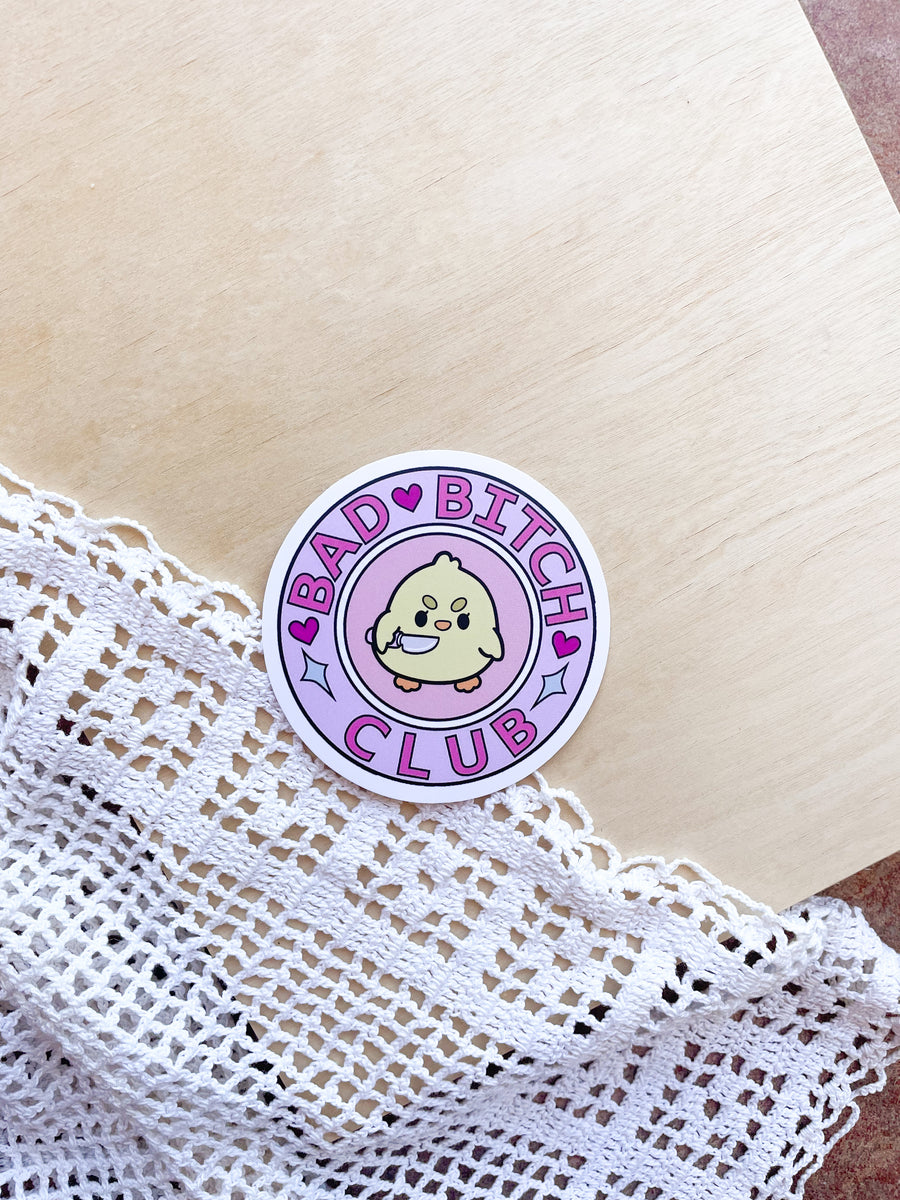Bad Bitch Sticker – BasuraGang