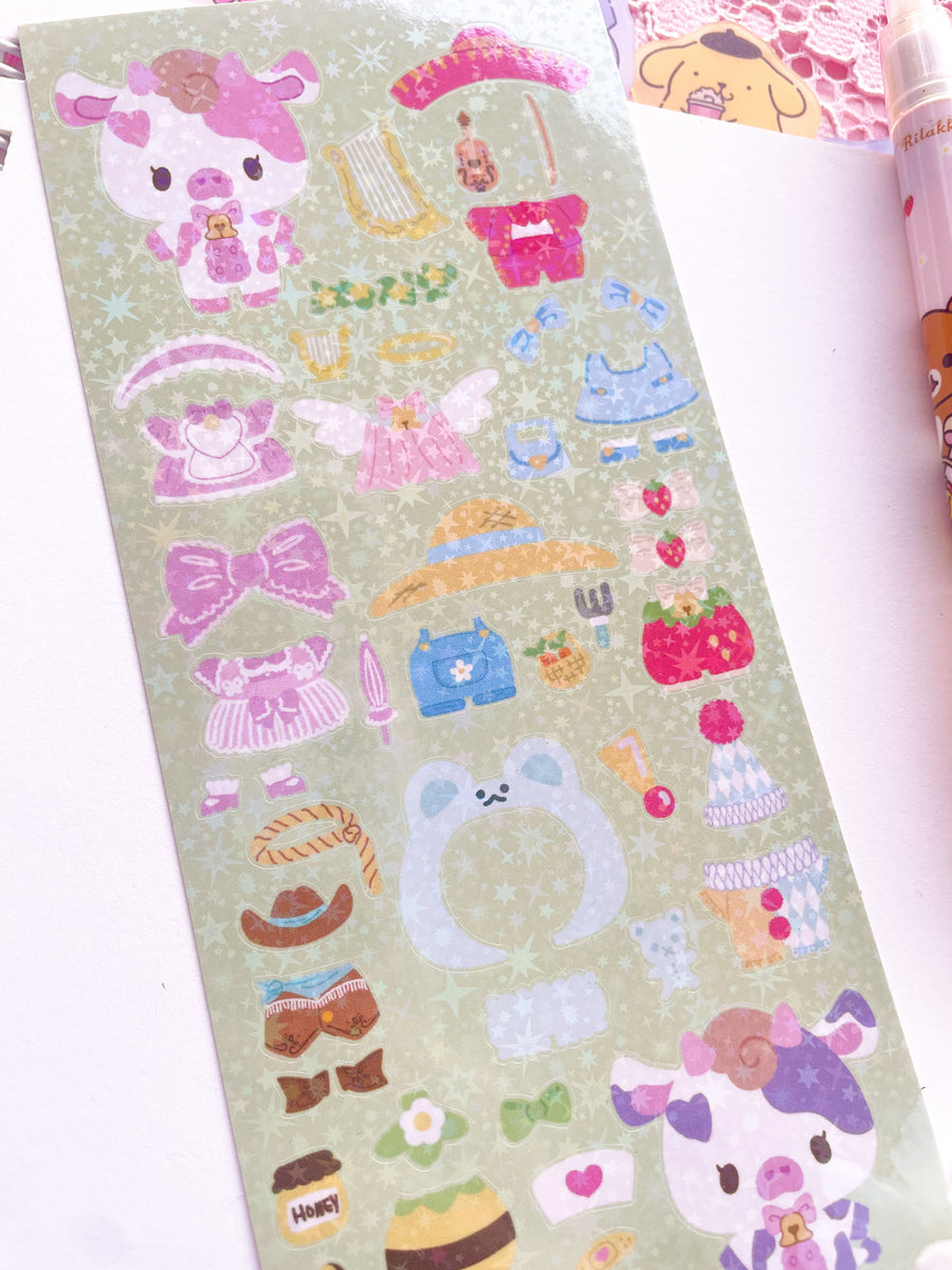 Paper Doll Sticker Sheet – BasuraGang