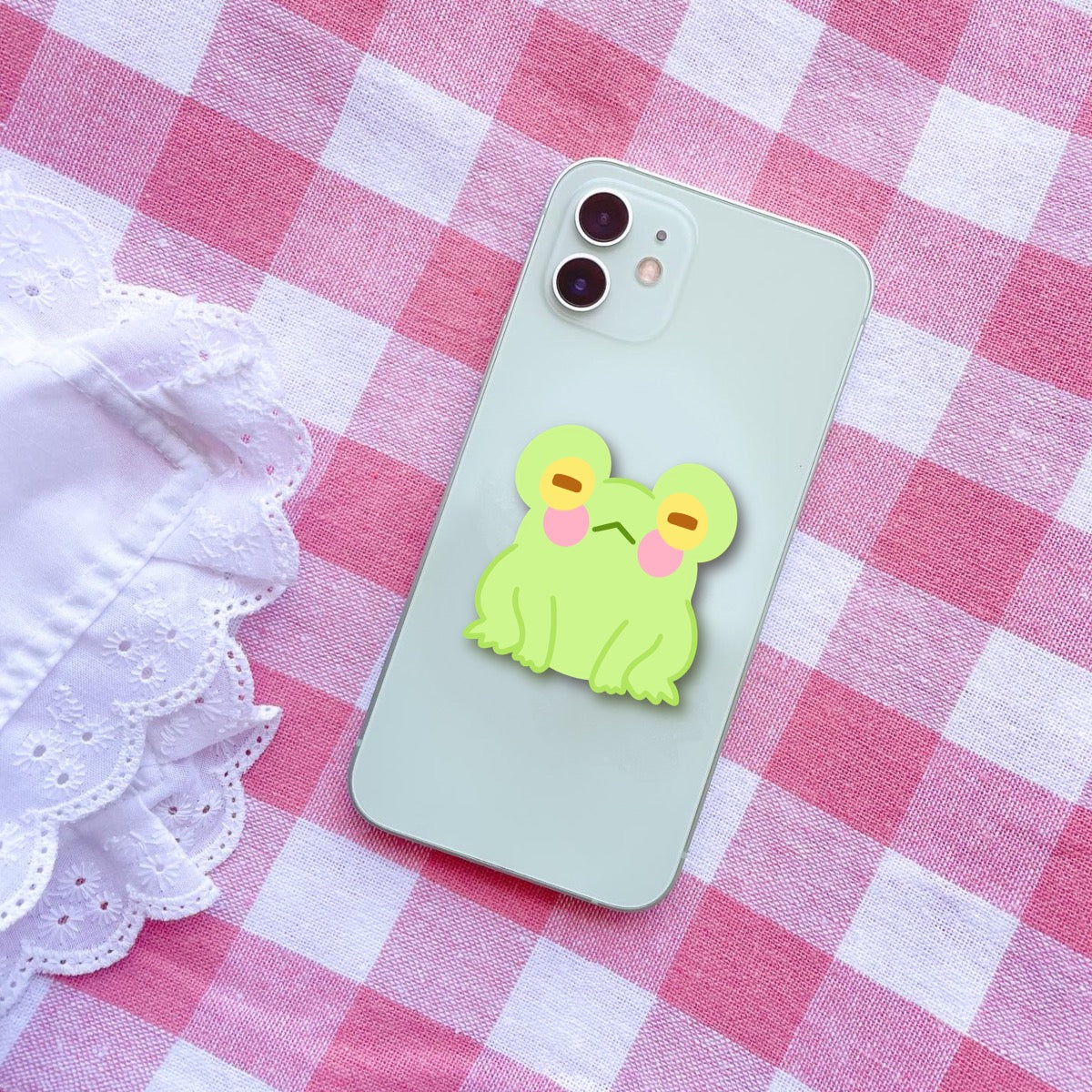 Gunther the frog phone grippy – BasuraGang